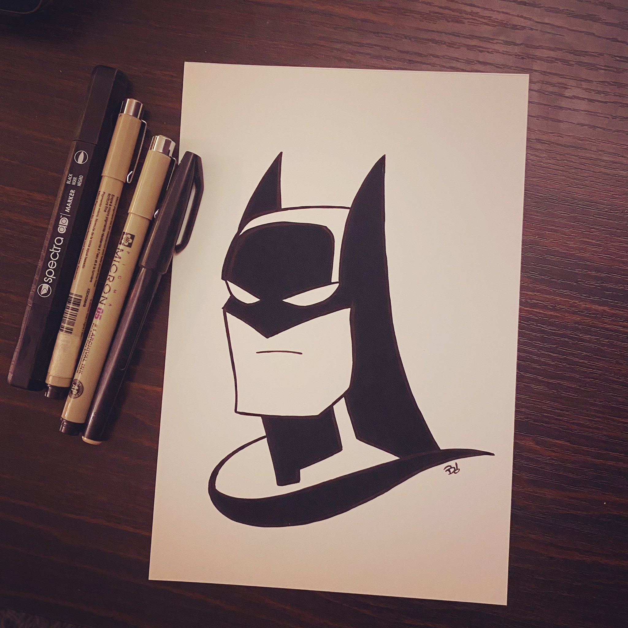 Batman Logo Drawings In Pencil