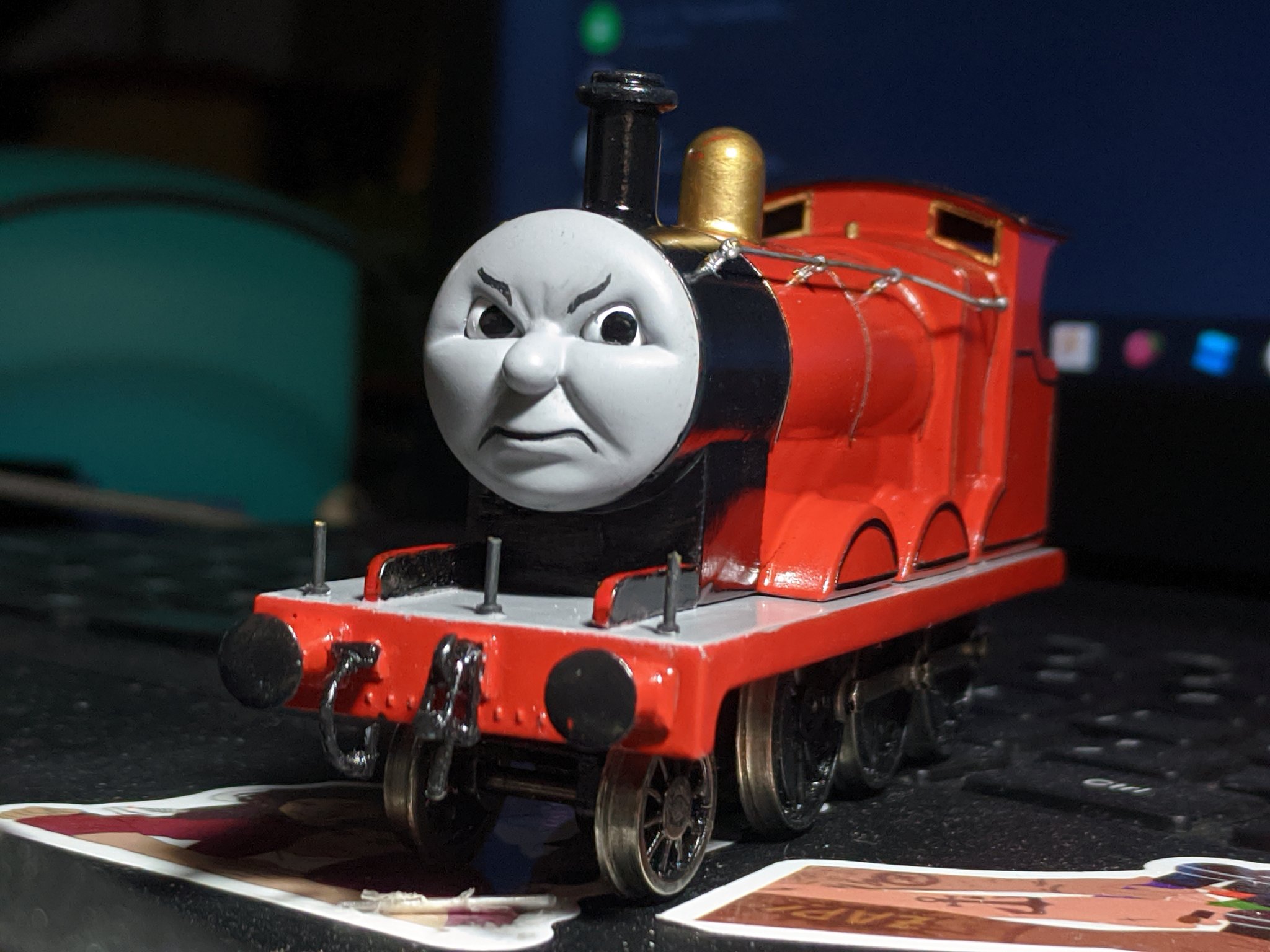 Thomas The Tank Engine James Angry