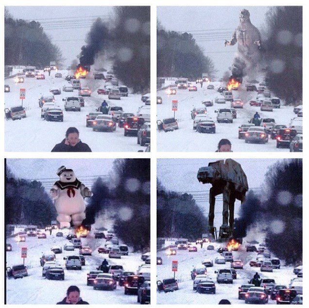 Raleigh Snow Meme