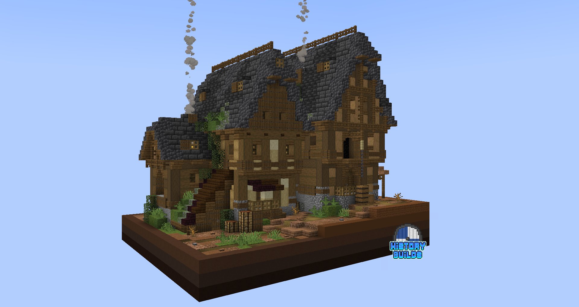 Minecraft Medieval Buildings Schematics