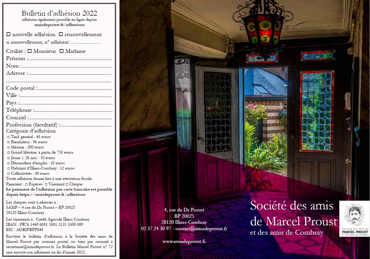 Société des amis de Marcel Proust (@AmisDeProust) / Twitter