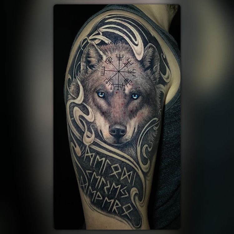Norse Wolf Tattoos