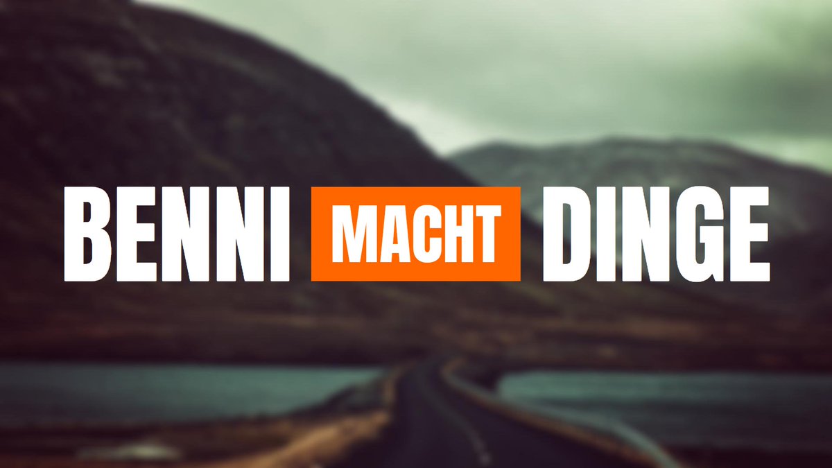 Benni (@BENNImacht) | Twitter