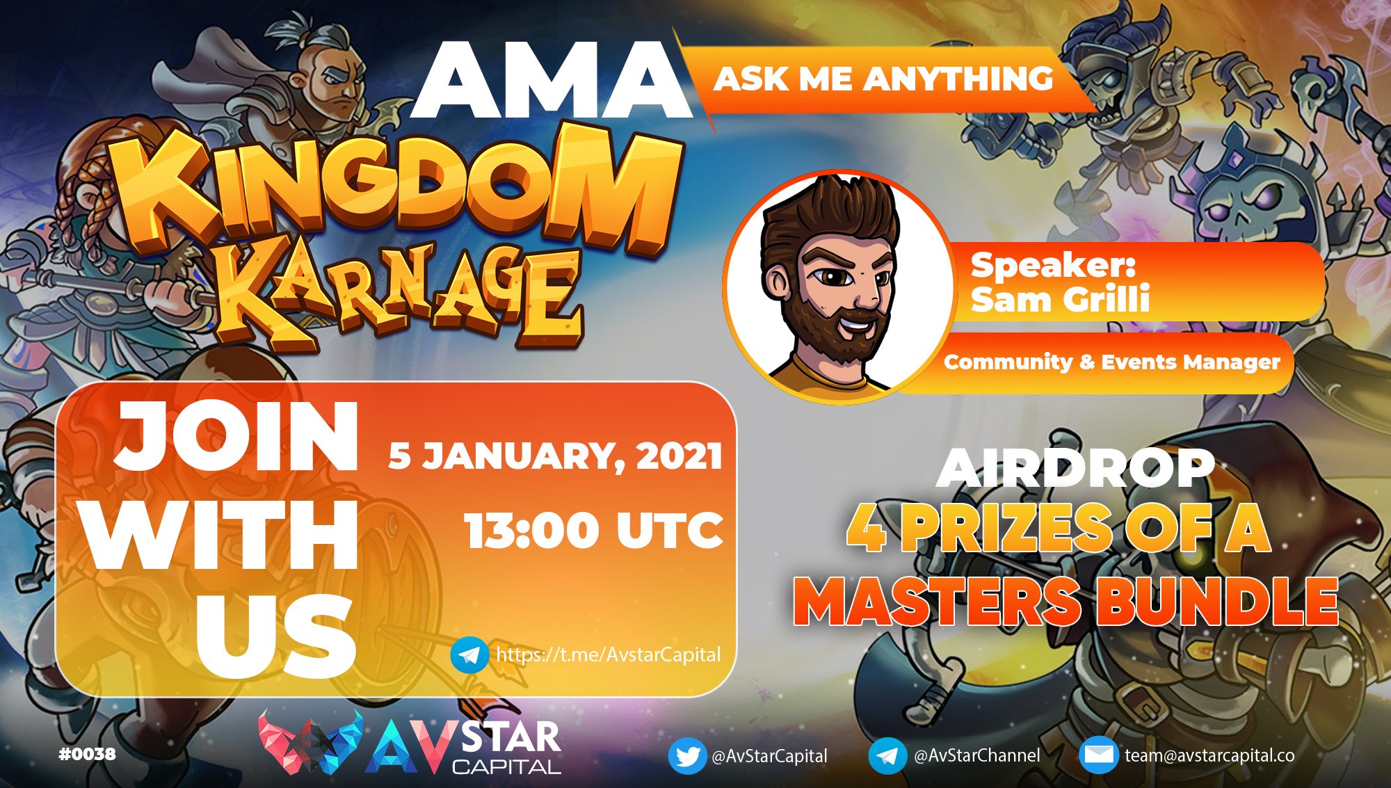 Avstar Capital on Twitter: "🤩@AvStarCapital is pleased to announce our AMA session with @kingdom ...