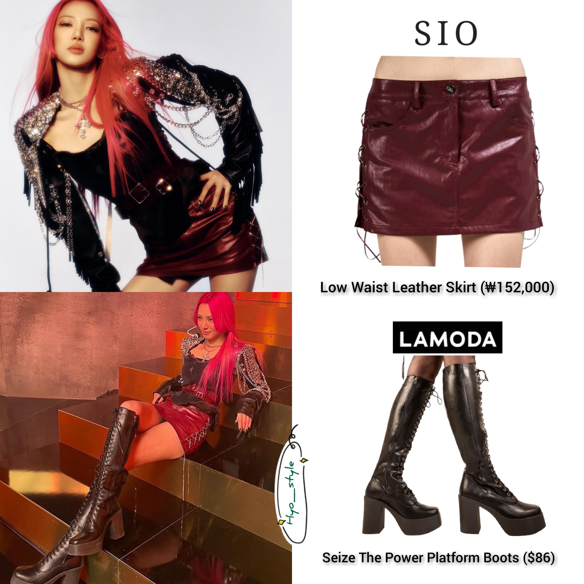 Hyoyeon Maxstep Outfit