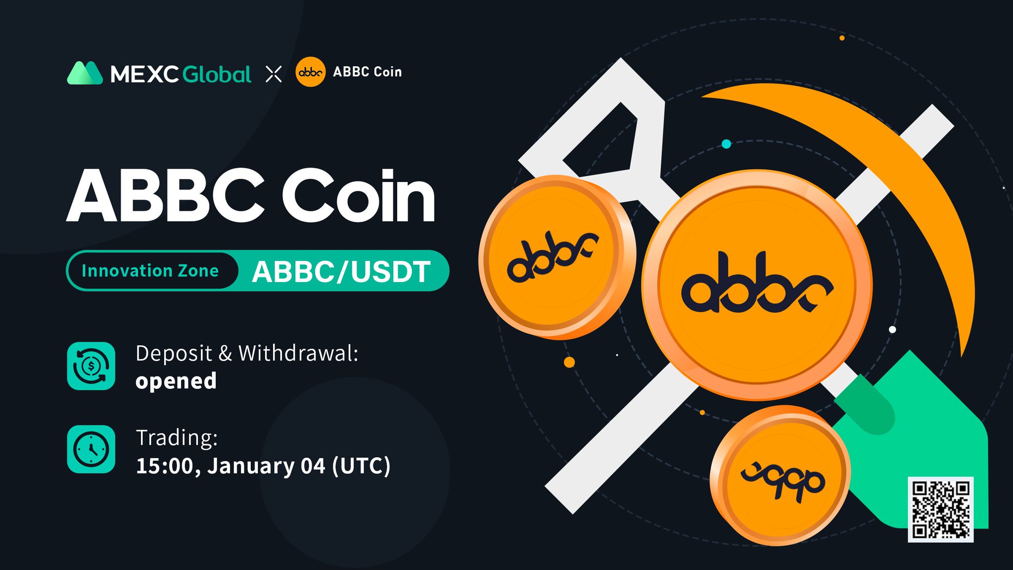 MEXC Global on Twitter: "MEXC will list $ABBC @abbcfoundation in the Innovation Zone under ABBC ...