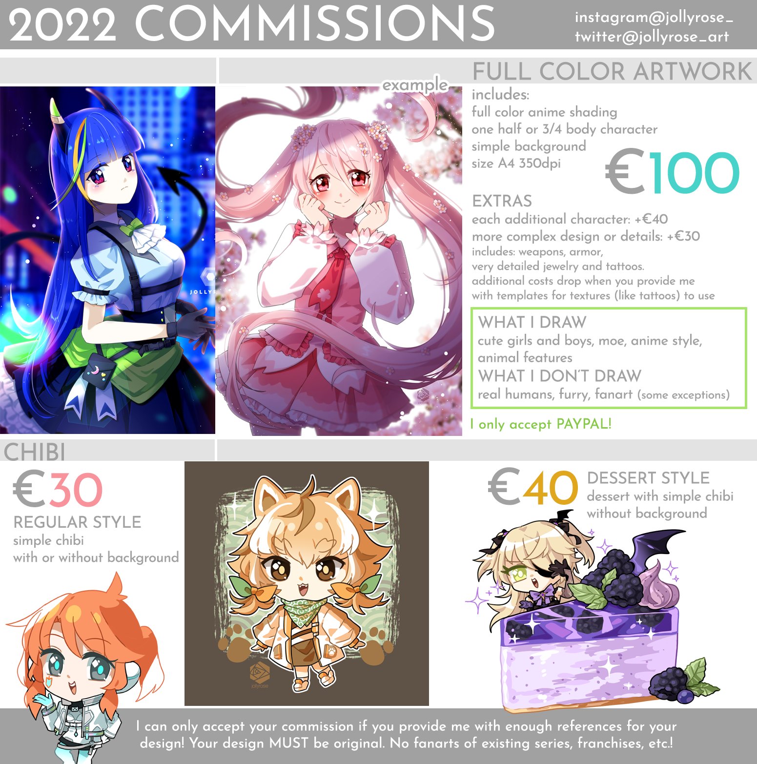 Chibi Template Instagram With Color