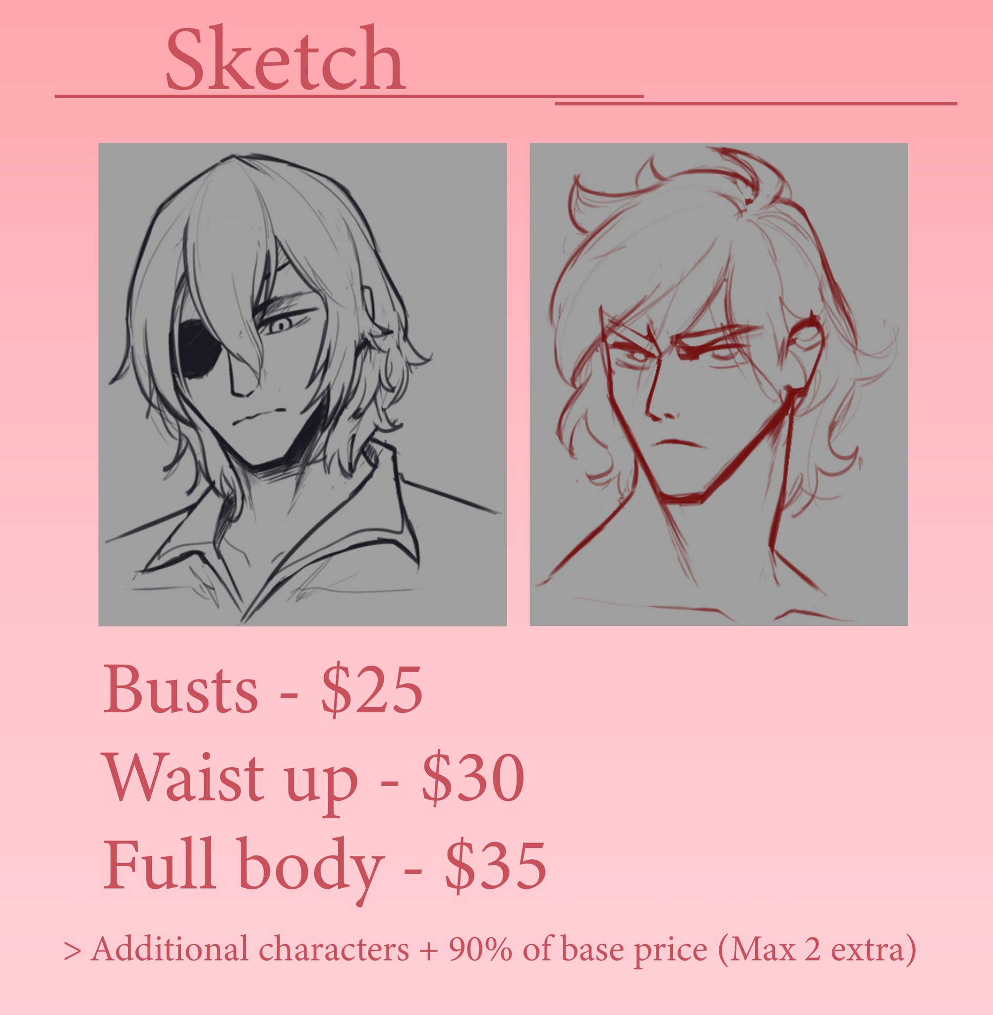 Crow🌸 Commissions Open on Twitter: "RT highly appreciated!! Hello everyone, I am pleased to ...