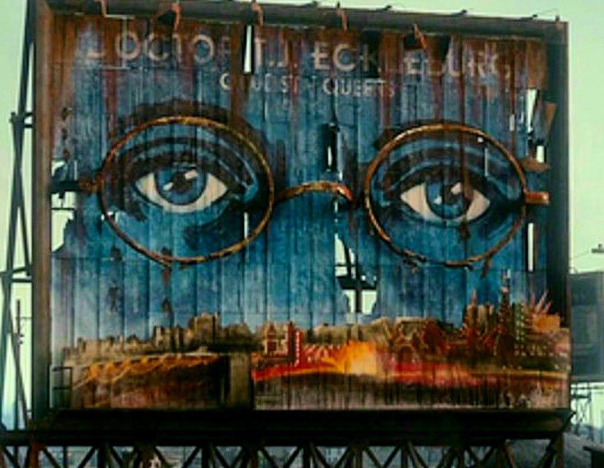 Great Gatsby Eyes Billboard