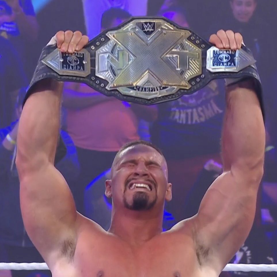 Former Ravens fullback Bronson Rechsteiner is the new WWE NXT Champion ...