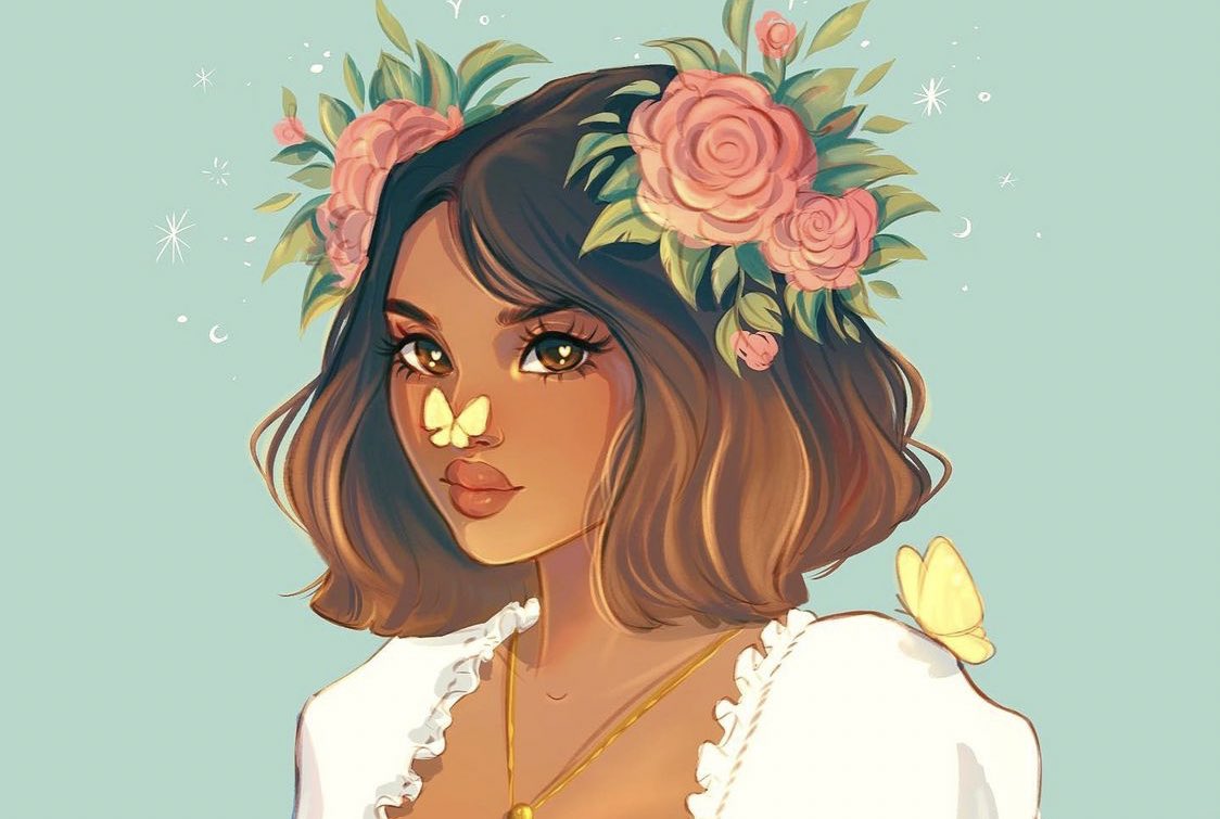 「99% of my OC's are Latina brunettes hmm 」|brittのイラスト