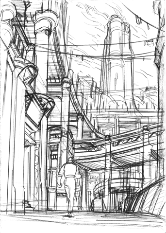 「Some Rough Layouts from Uru in Blue / Aoki Uru (蒼きウル) 」Grardoxの漫画