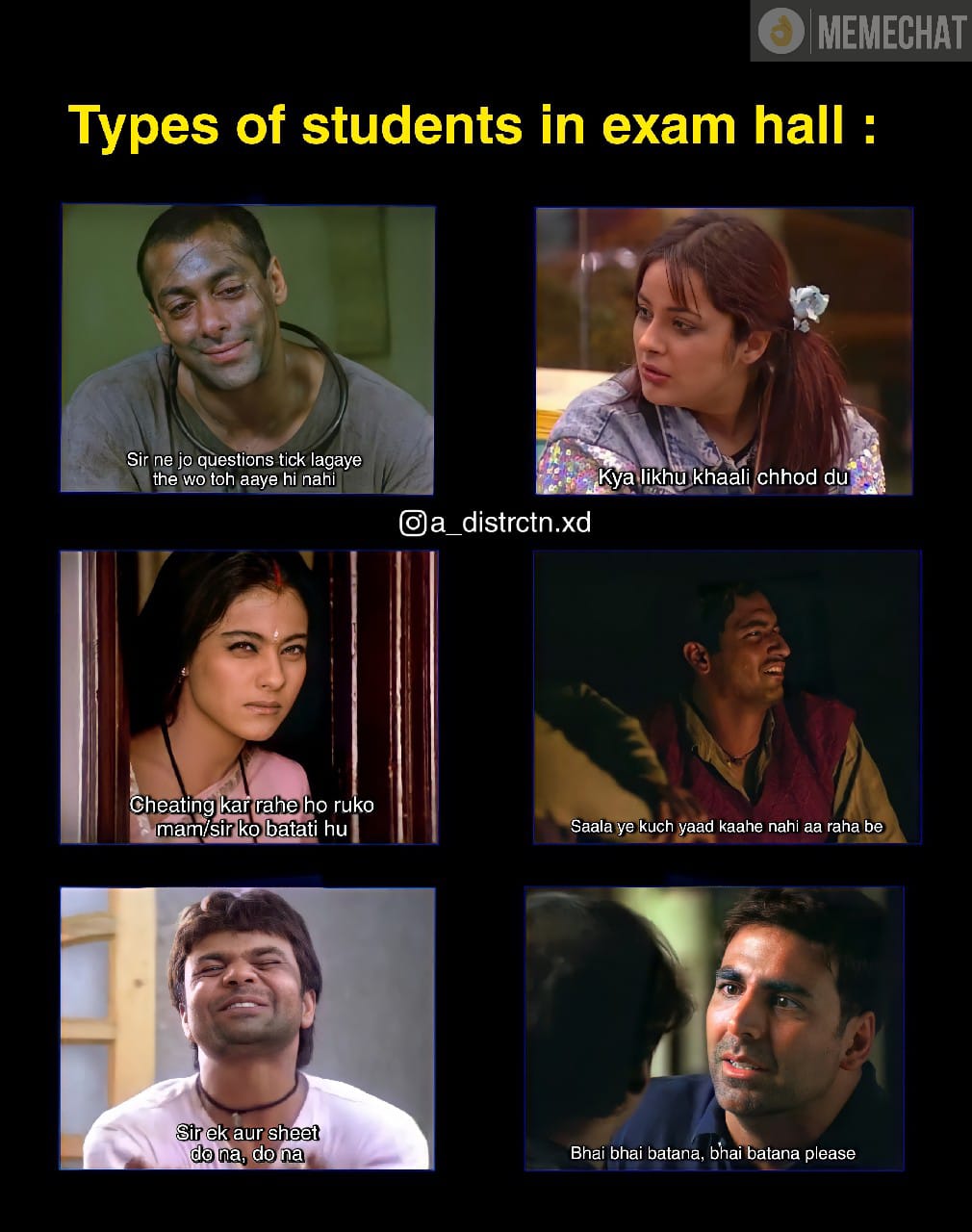 Funny Students In Exam Hall