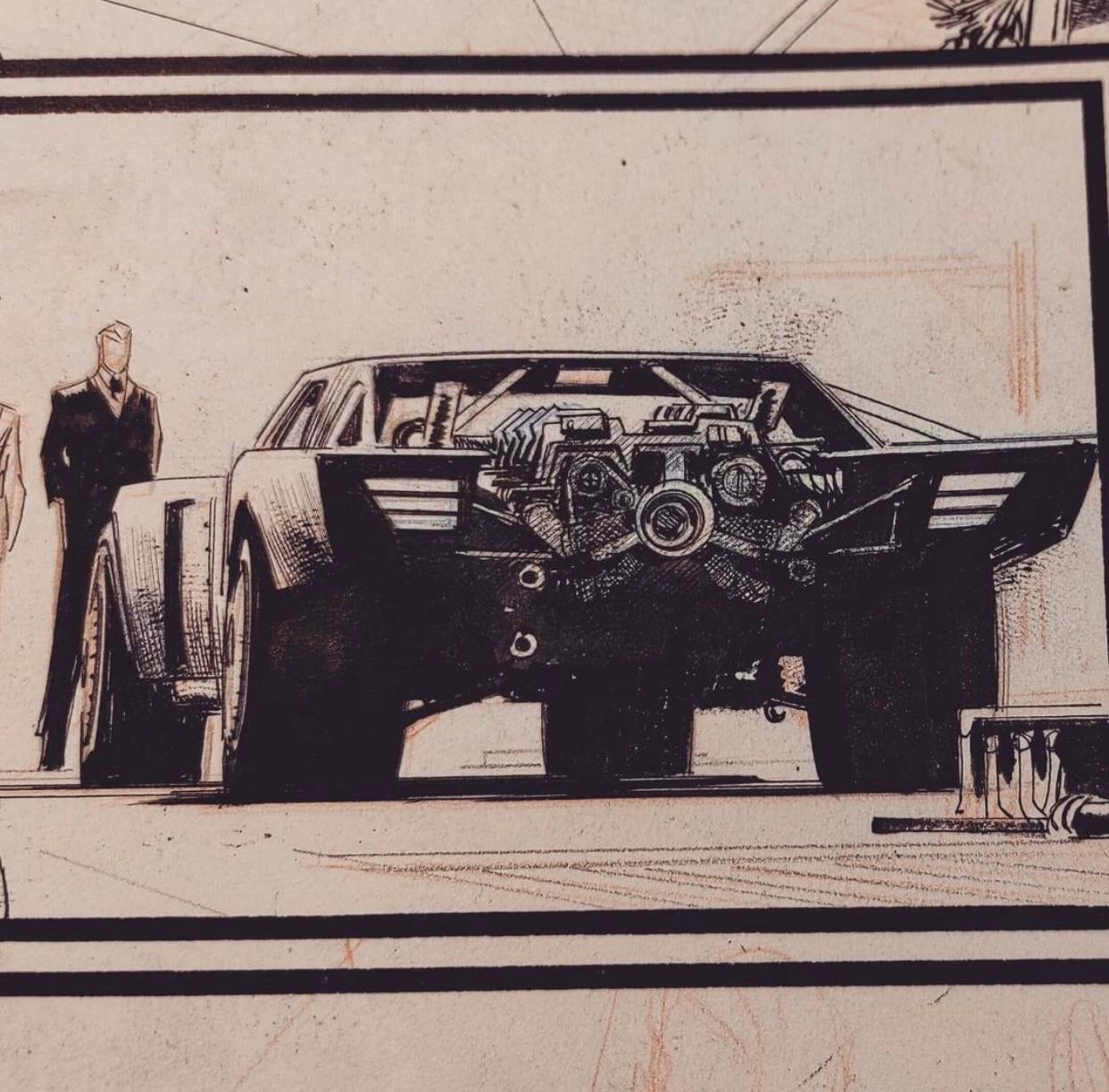 Batman Beyond Batmobile Concept Art