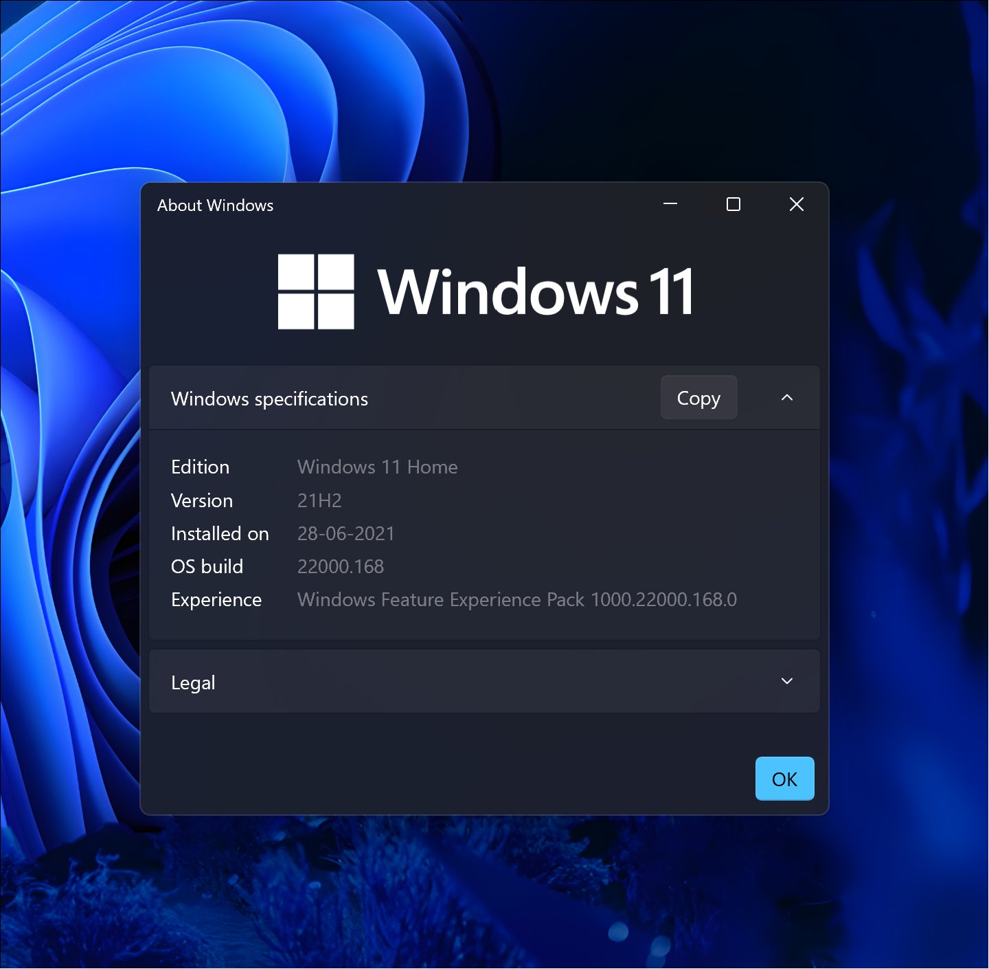 FireCube on Twitter: "A Fluent Design UWP Winver with Windows 11 design and Mica. It uses modern ...