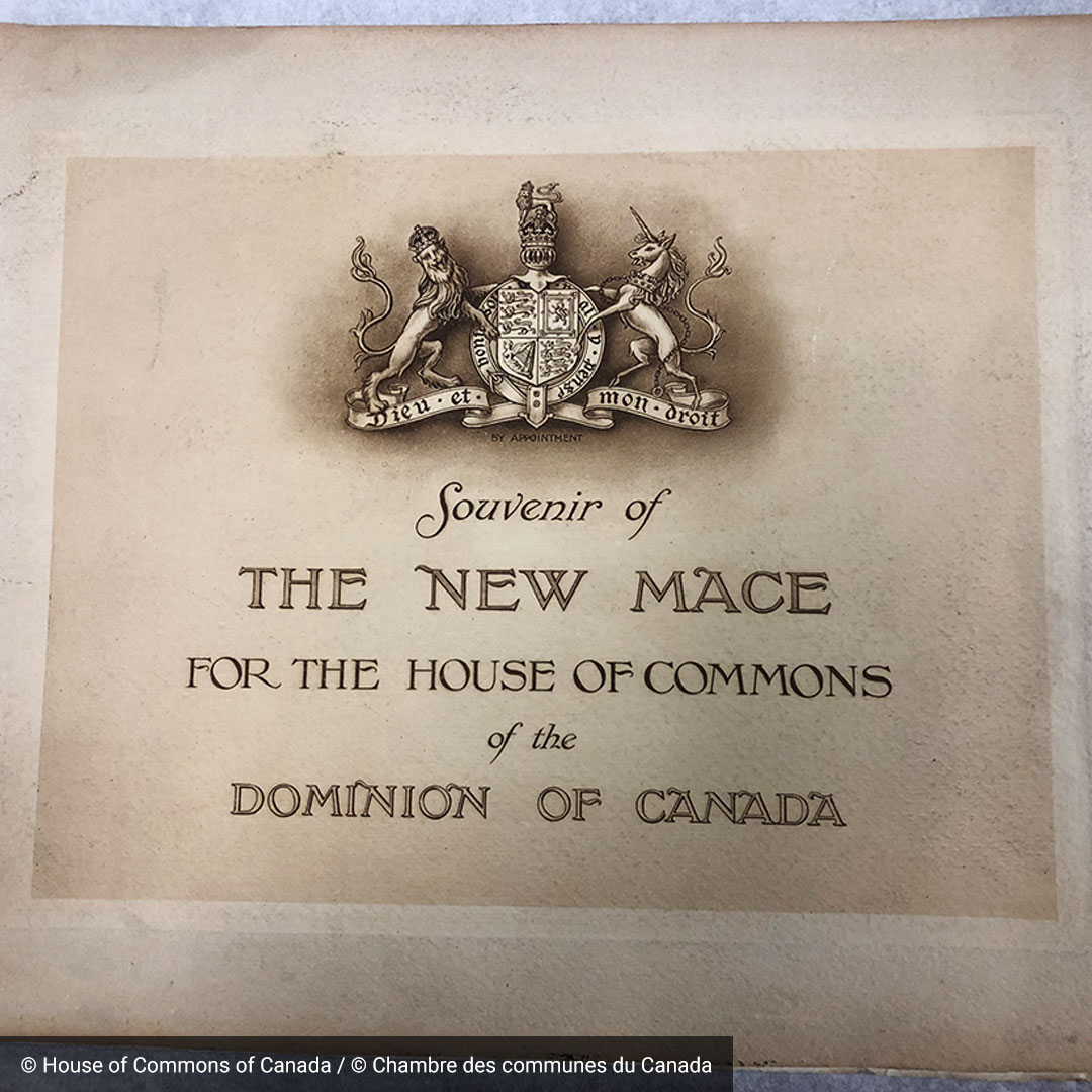 Canadian House Of Commons Mace