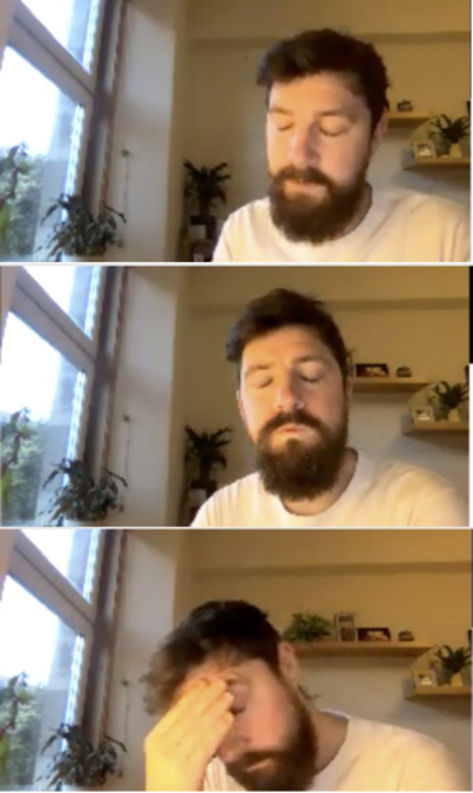 Jamie Farquharson on Twitter: "Portrait of a man (re-)recording his #vVMSG2022 talk https://t.co ...