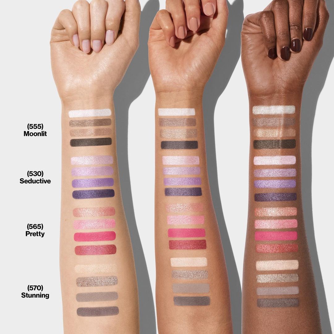 Revlon Eyeshadow Swatches