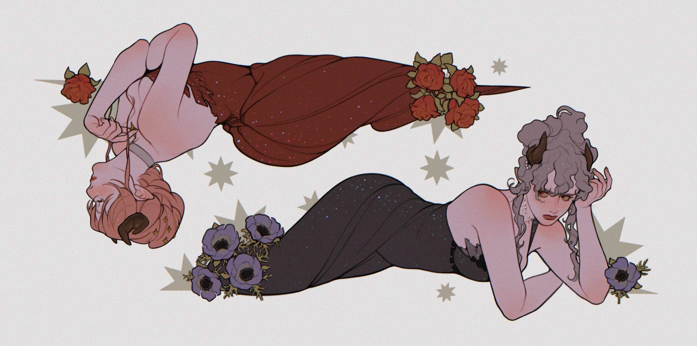 yec yourz on Twitter: "🌙🌺 Capella and Anemona https://t.co/uxMhO9s0Tx" / Twitter