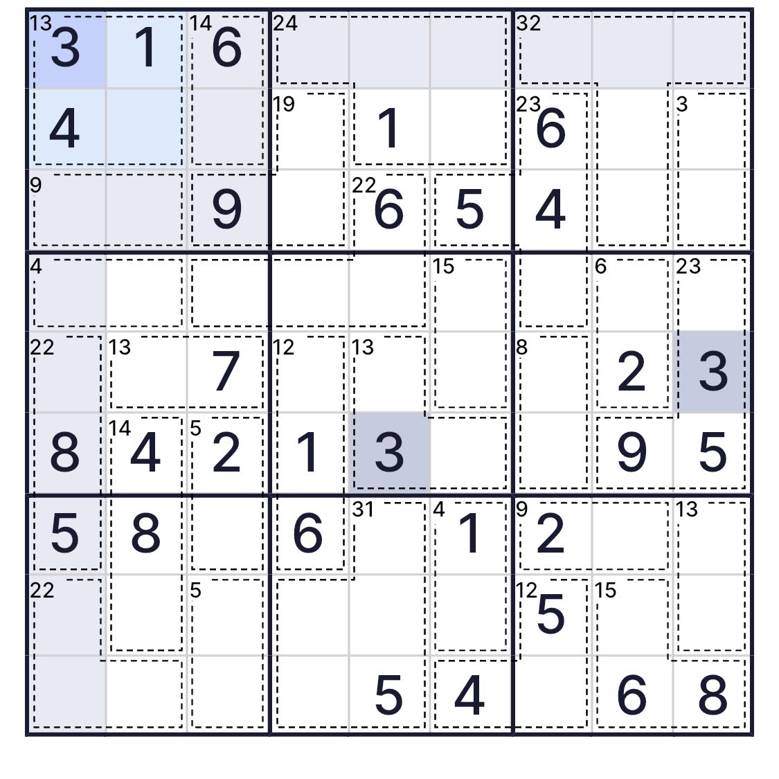 Free Printable Killer Sudoku - Free Printable Free Printable Killer Sudoku - Free Printable