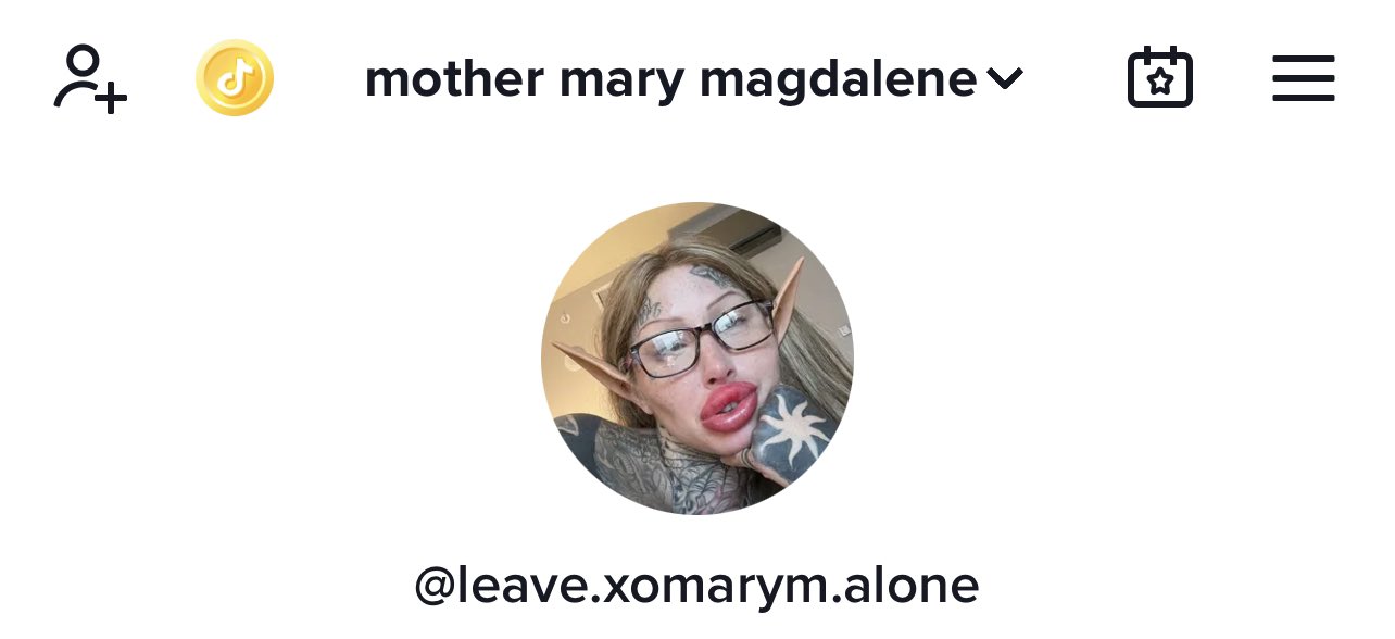 Xomarym Tiktok TW Pornstars Mary Magdalene. Twitter. 1st Month On
