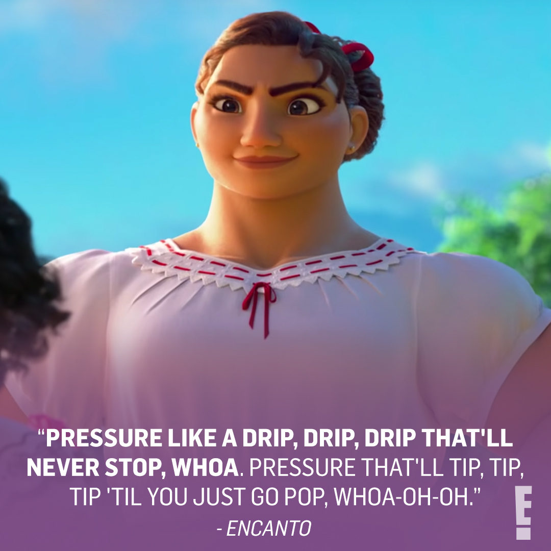 E! News on Twitter: "Us first listening to Encanto's Surface Pressure ...
