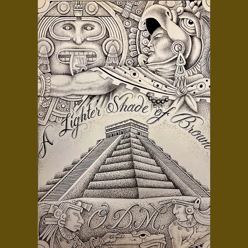 Aztec Pyramids Drawings