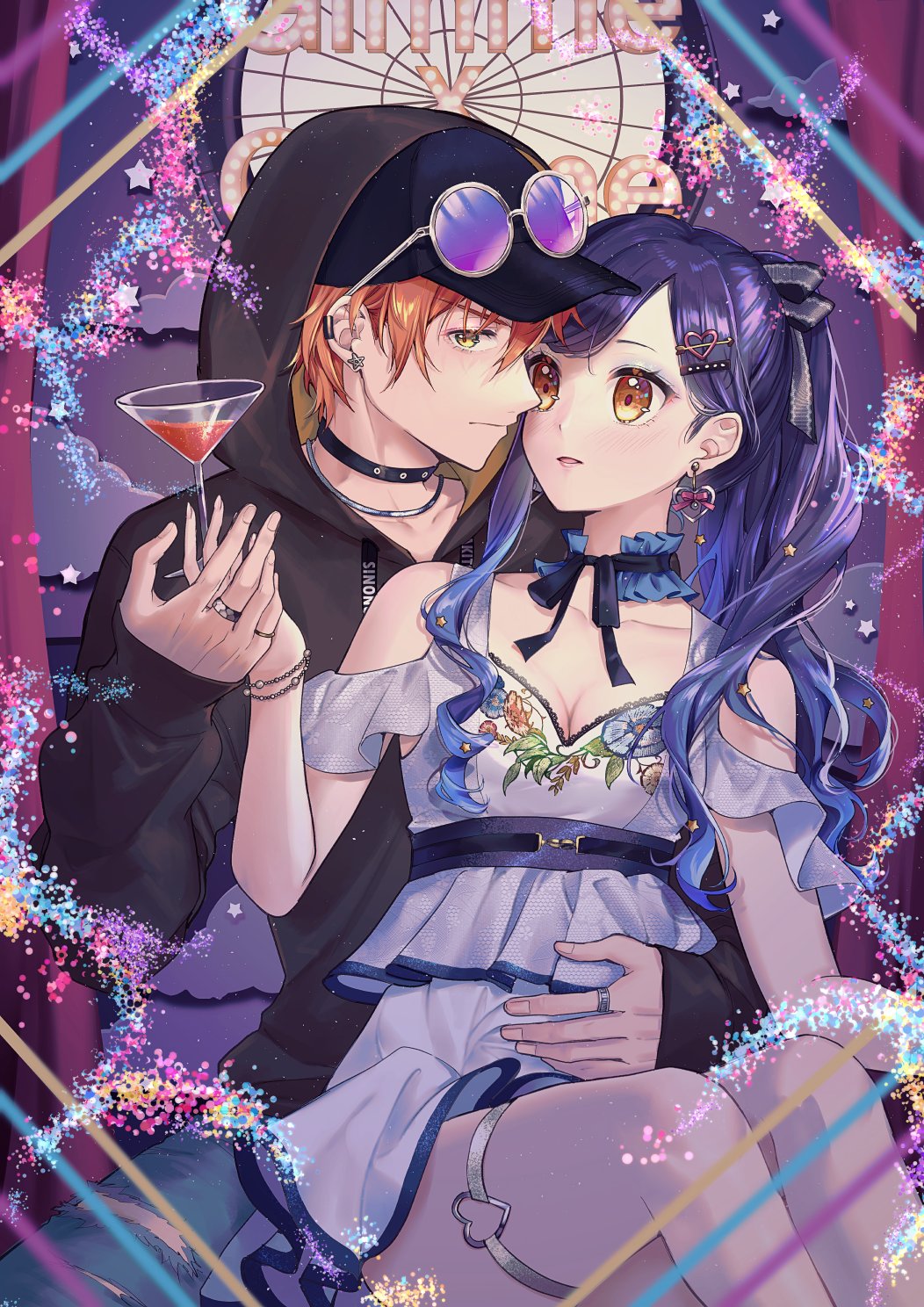 MOMOKO on Twitter: "彰杏Gimme×Gimme 「まつげすら触れちゃいそうな距離で」 #prsk_NL https://t.co/aR6rEyMCnn" / Twitter