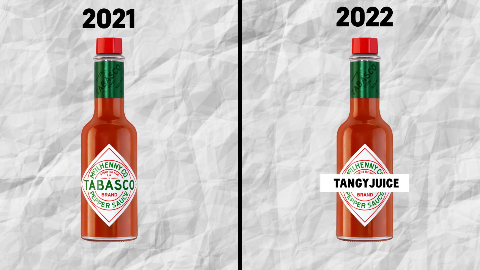 Label A Bottle Of Tabasco