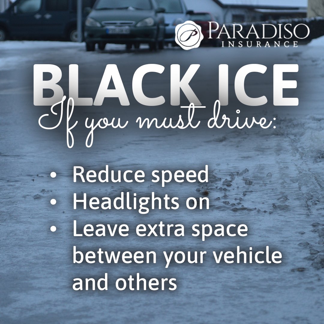 Black Ice Safety Tips