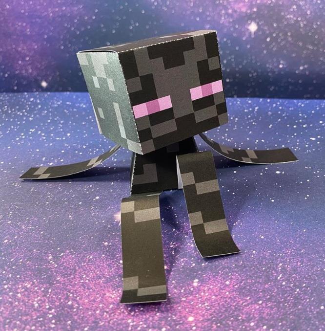 Minecraft Enderman Papercraft Papercraft Mine Craft Enderman