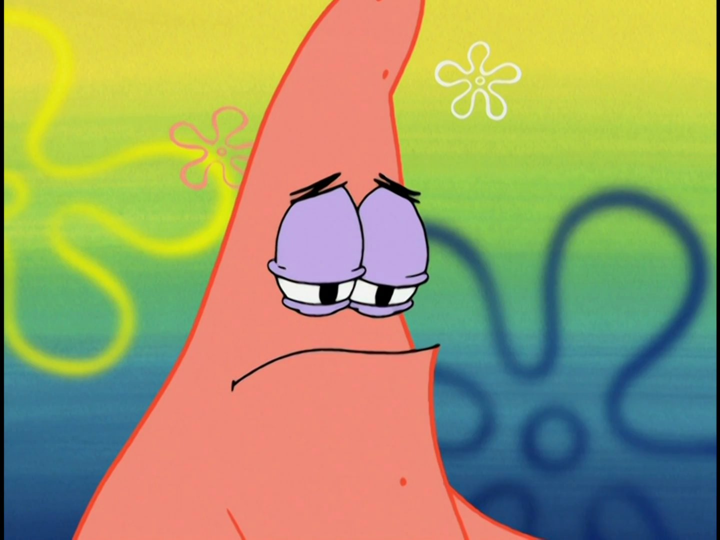 Patrick Spongebob Sad