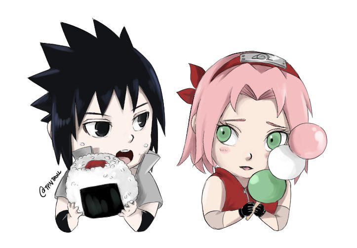 Sasusaku Chibi