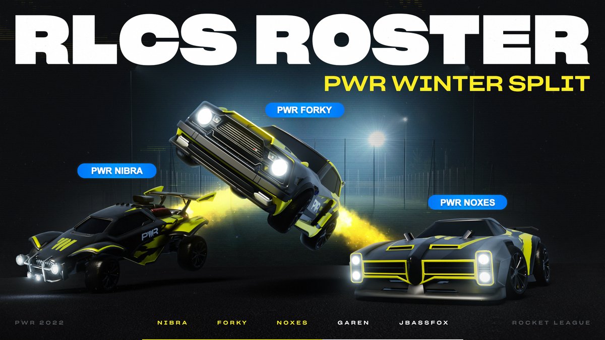 New PWR roster: Forky, Noxes and nibra : r/RocketLeagueEsports
