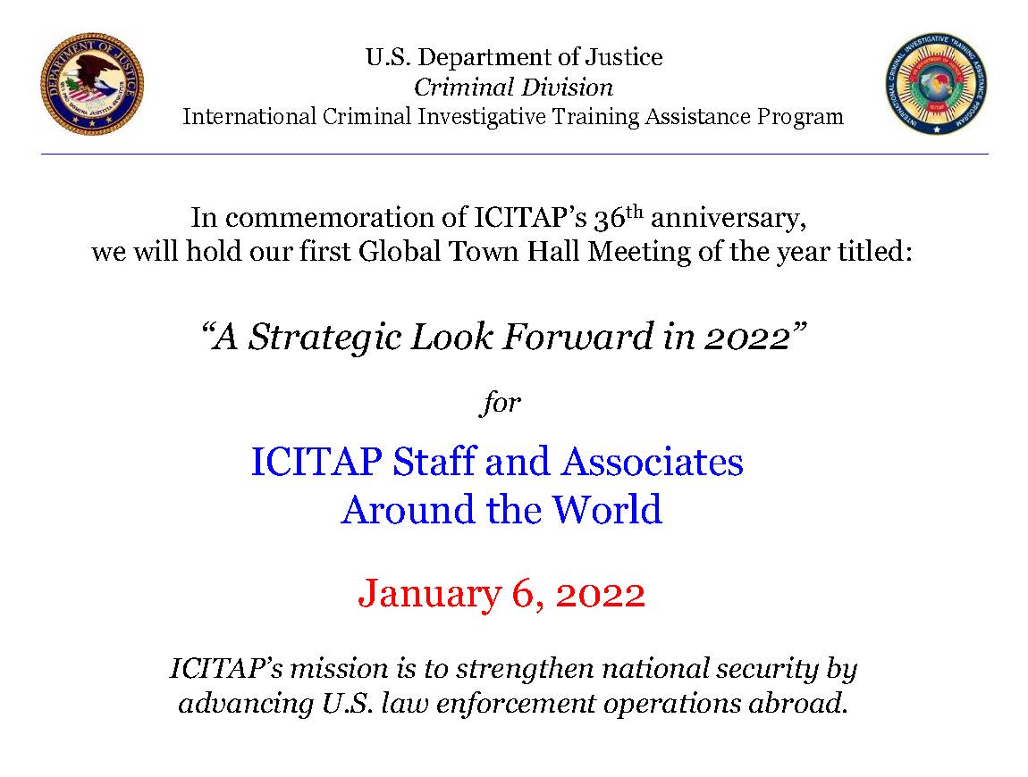 Department Of Justice International On X: #ICITAP Hits, 42% OFF