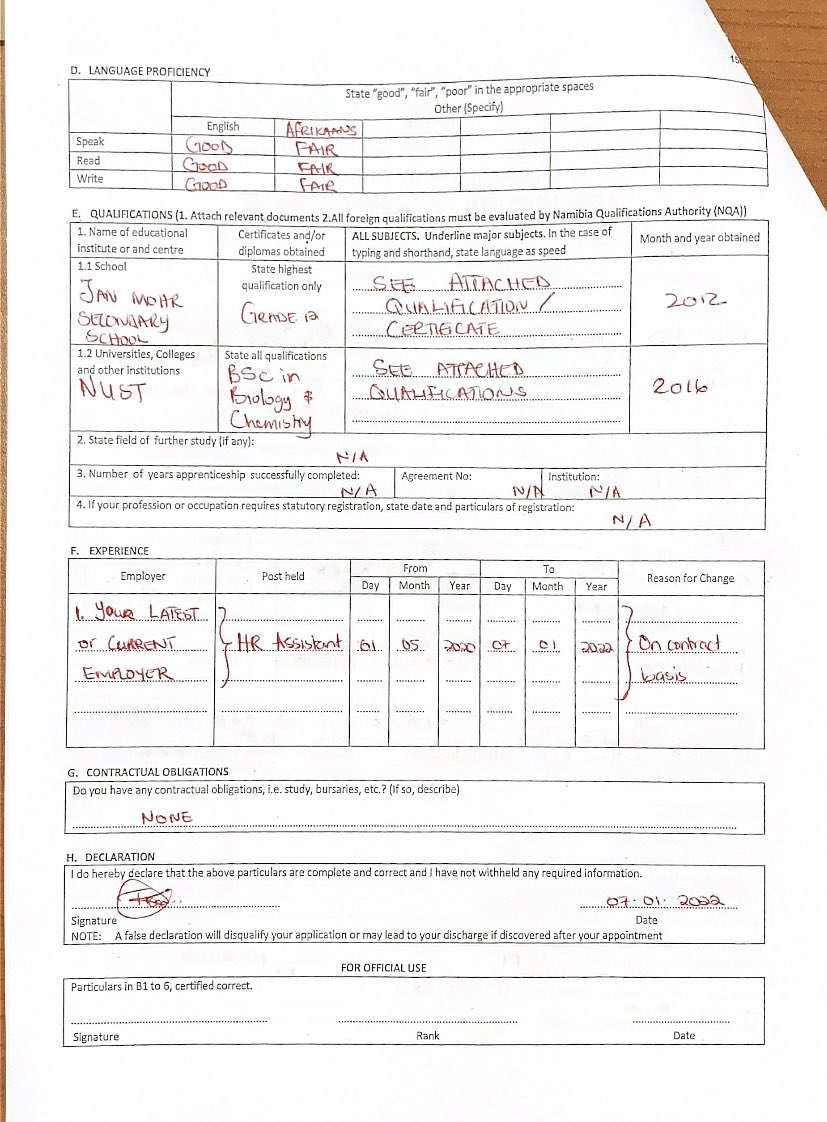 Currently busy shortlisting & it honestly hurts me to see applications ...