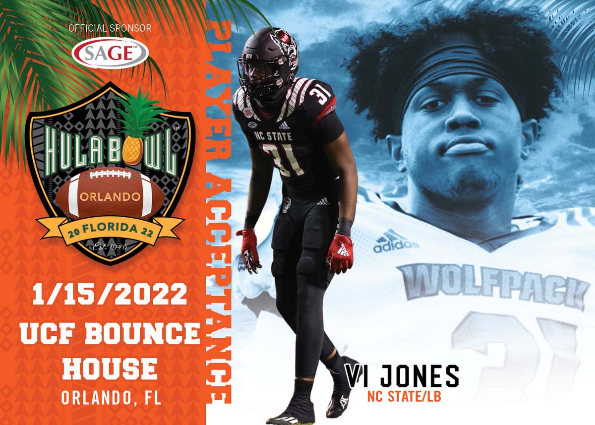 Football: LB Levi Jones accepts Hula Bowl invite : r/NCSU_Wolfpack