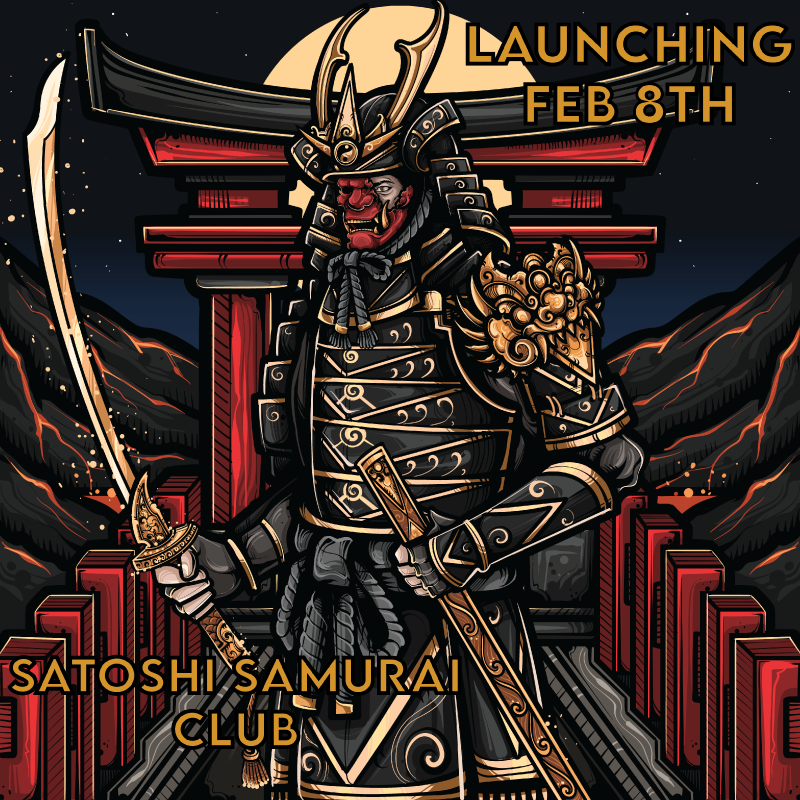 SATOSHI SAMURAI CLUB 👹⚔️ 8,888 Collectible NFTs (@SatoshiSamurais) | Twitter
