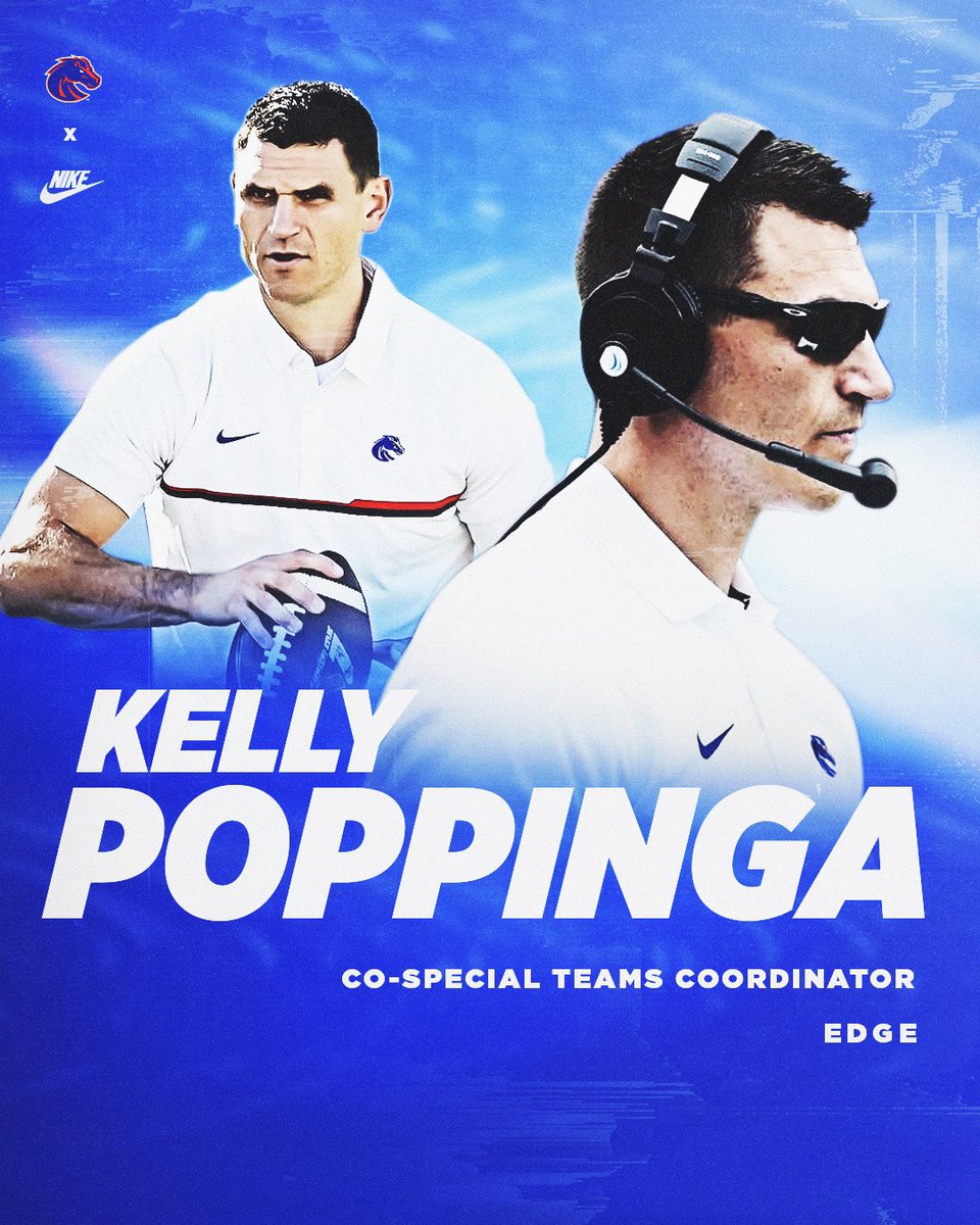 Boise State hires Kelly Poppinga to coach ST / EDGE : r/CFB