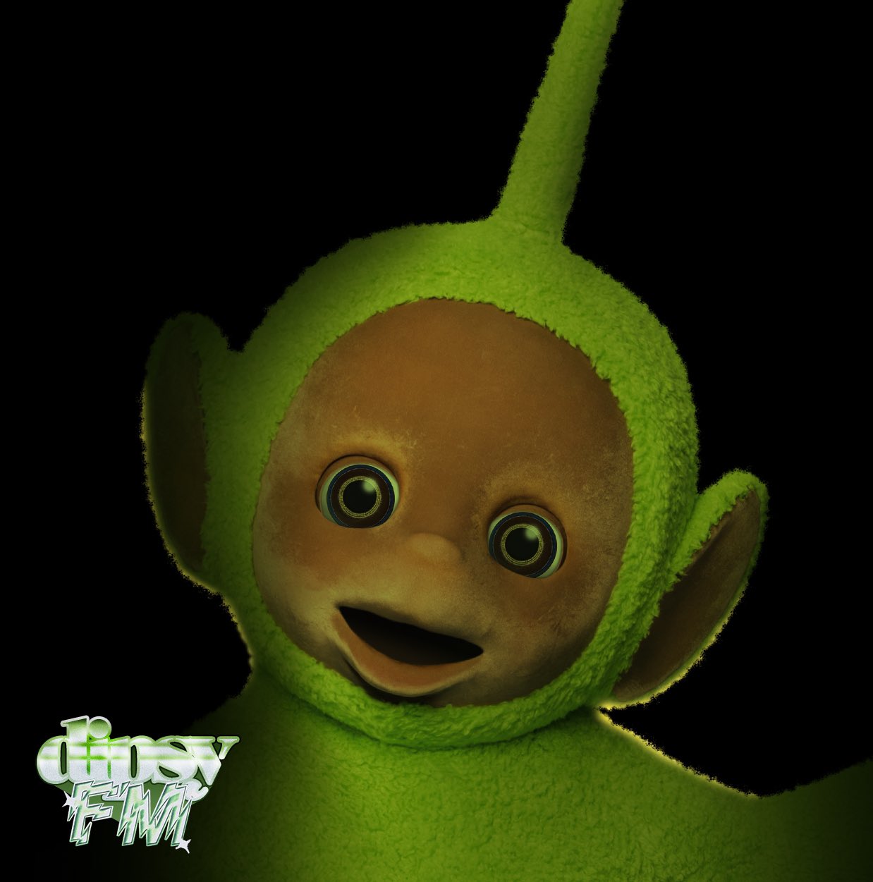 Green Teletubbies Face