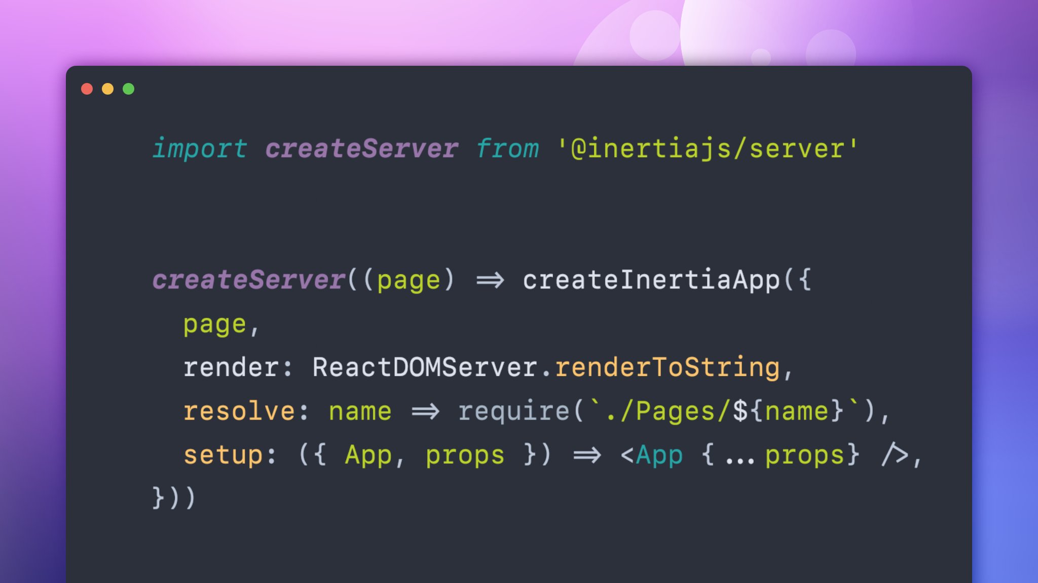 Inertia.js on Twitter: "🚀 It's finally here. Server-side Rendering for Inertia.js! https://t.co ...