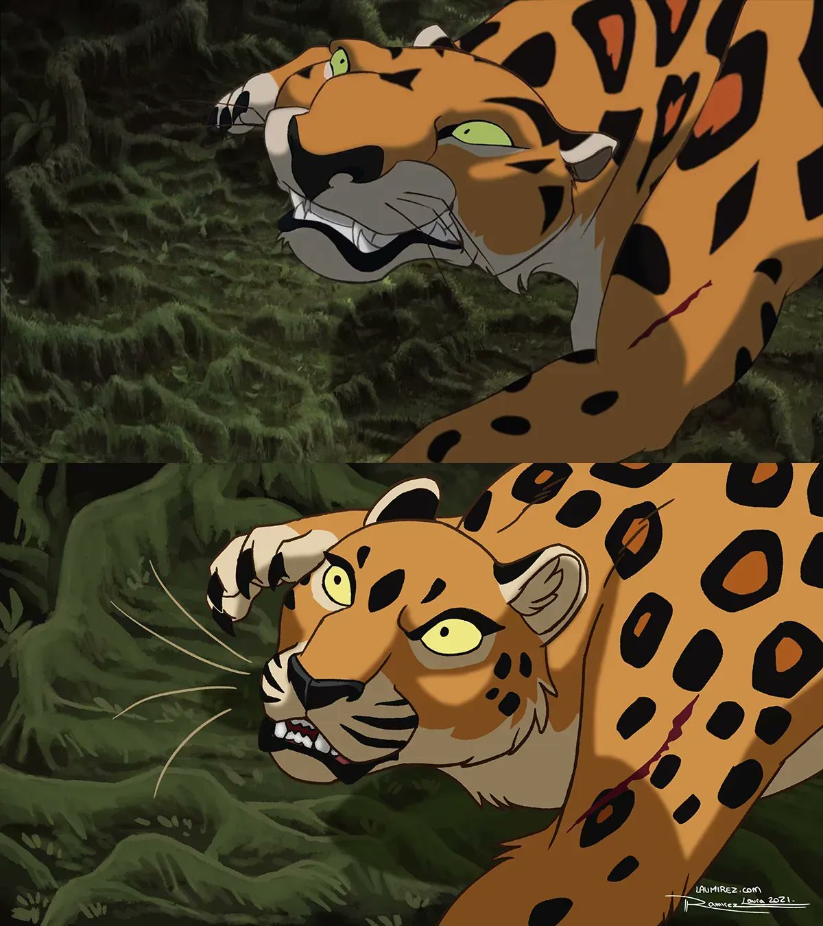 Tarzan Vs Leopardo Youtube