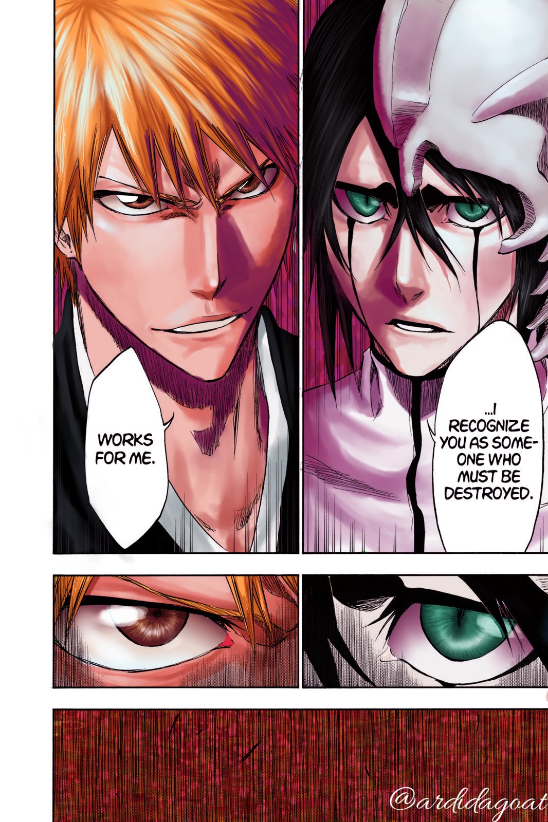 Ulquiorra X Ichigo Ichigo Vs Ulquiorra ~ Bleach ' Derniere Danse