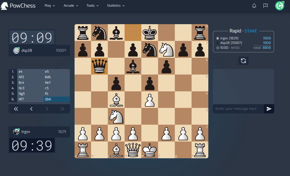 PowChess is now live! Very excited to see another PvP game enter the ...