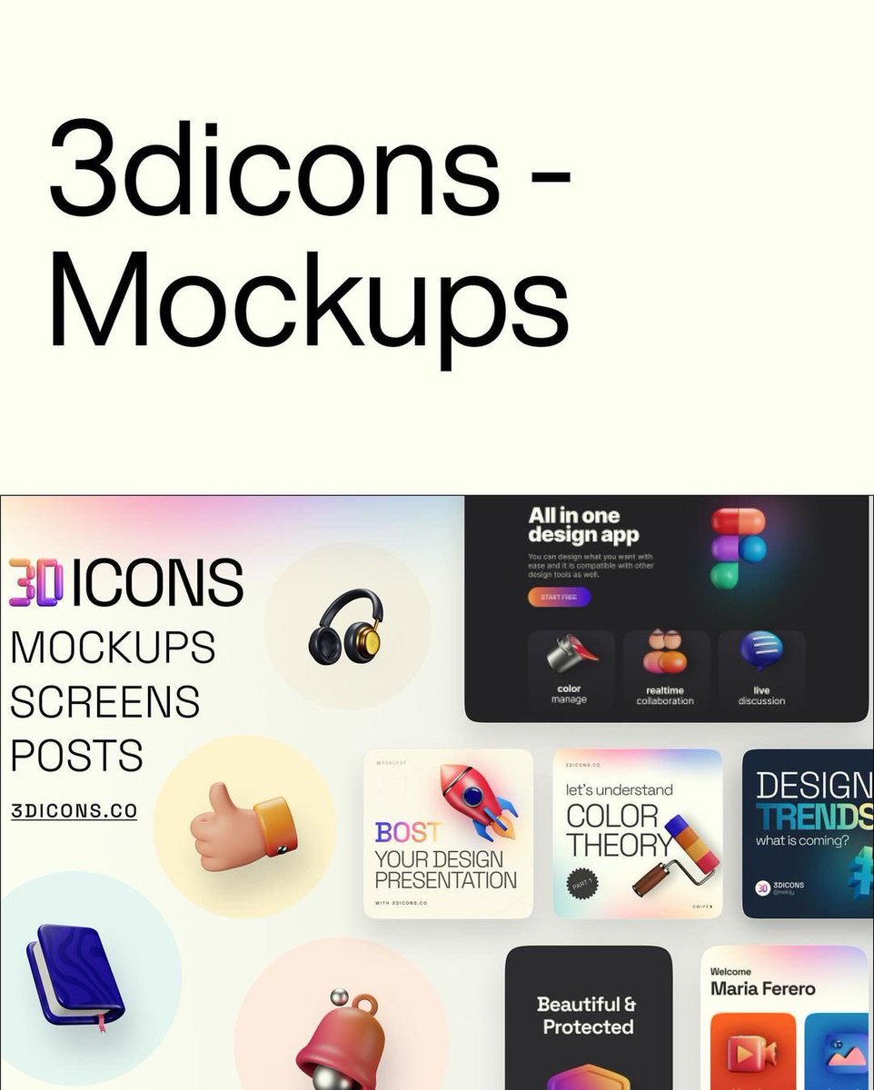 🎨 8 Free 3D Libraries in Figma Community to use as a UX/UI & Product ...