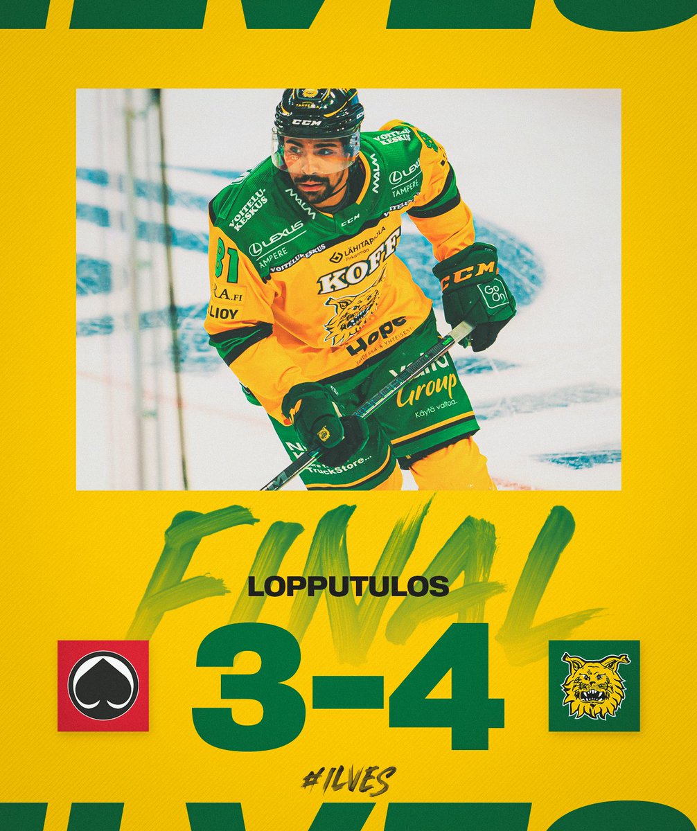 Ilves nousi komeaan voittoon Liigassa - siirtyi samalla koko sarjan ...