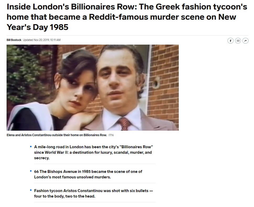 Bishops Avenue aka Billionaires' Row in #Hampstead has a notorious ...