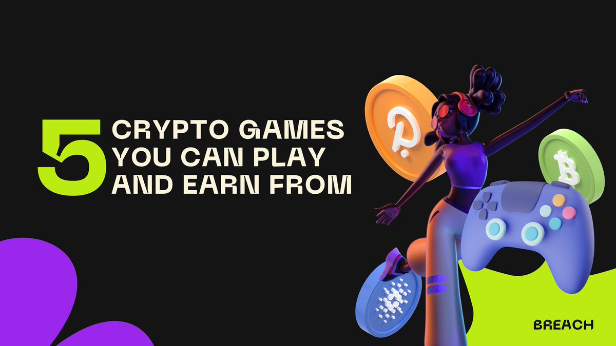 Looking for ways to earn extra income this 2022? 💰 Check out these 5 #cryptogames you can play ...