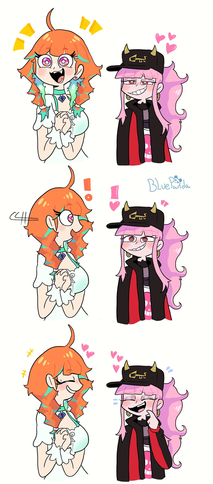 BluePanda on Twitter: "Their new dynamic #ArtsOfAshes #callillust #TAKAMORI https://t.co ...