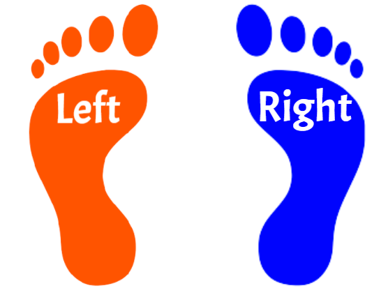 Left Foot Clipart